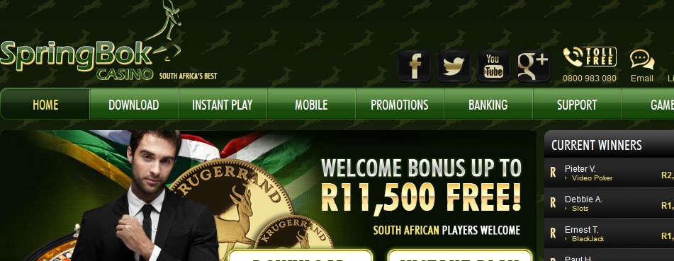 Springbok Casino Review – Casino Bank